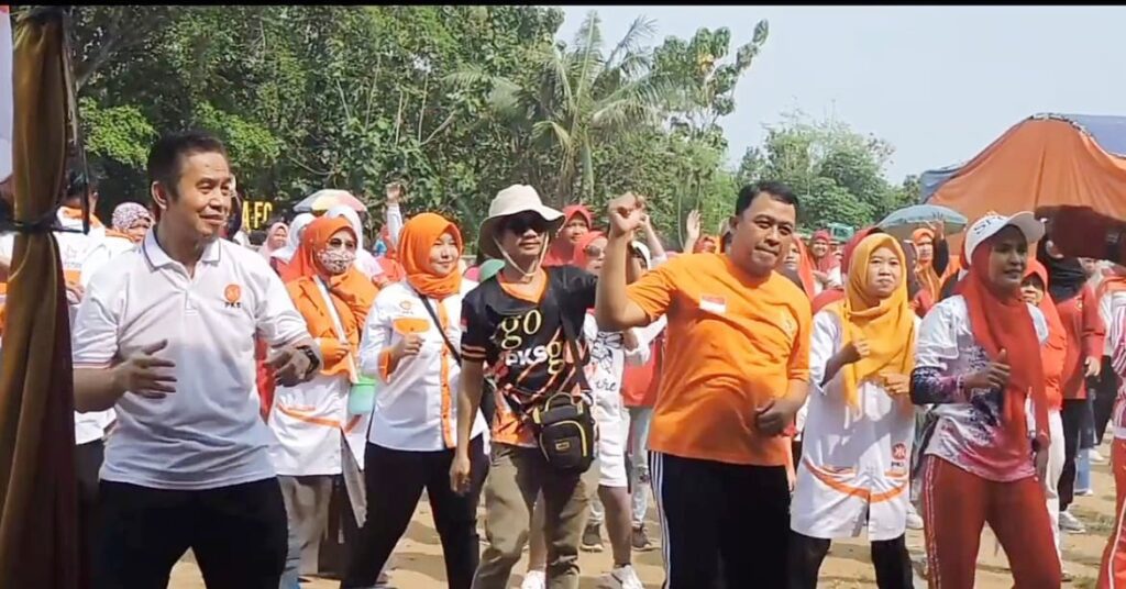 Keren.!! DPC PKS Citangkil Gelar Senam Bertemakan "SENAM BAHAGIA ...